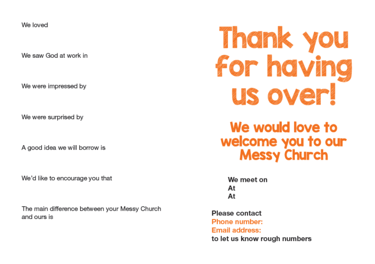 The Great Big BRF Mess-About - Messy Church : Messy Church